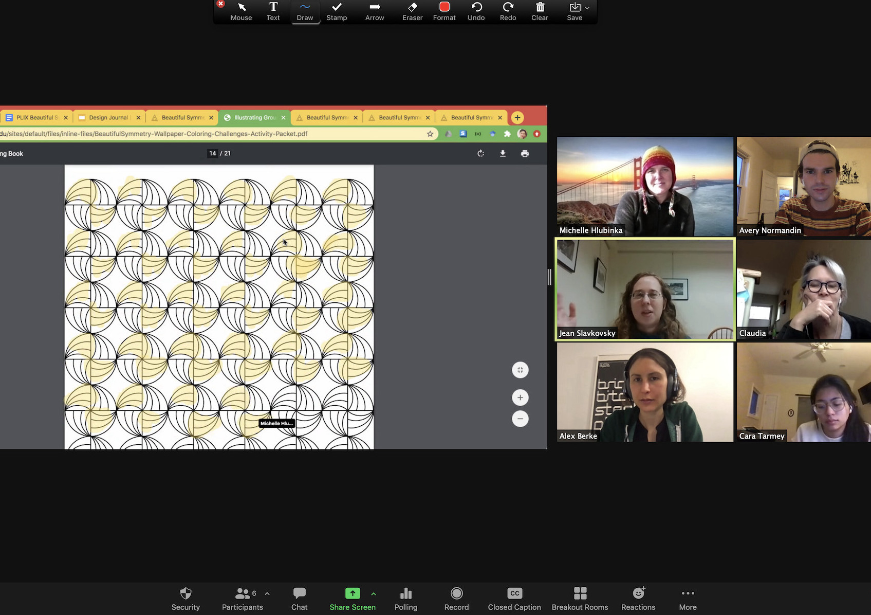 Beautiful Symmetry: A Coloring Book About Math